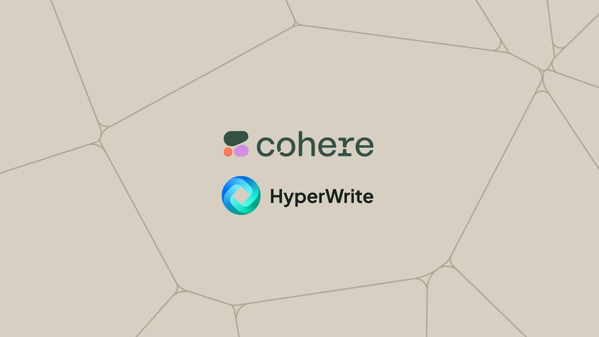 HyperWrite Powers Its Generative AI Service with Cohere