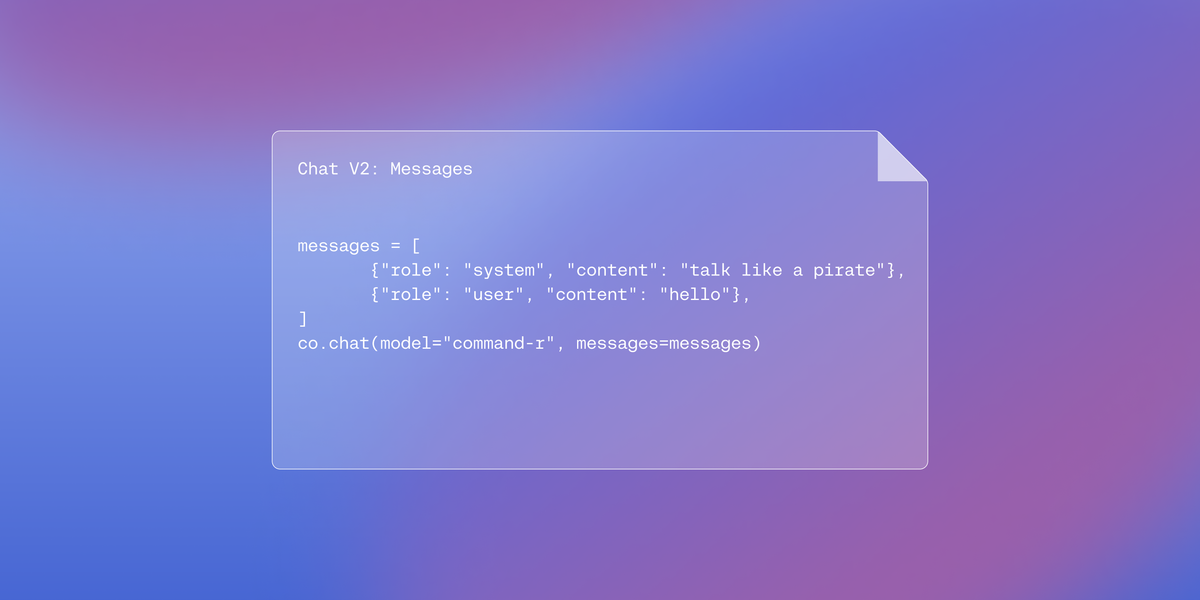 Introducing updated APIs