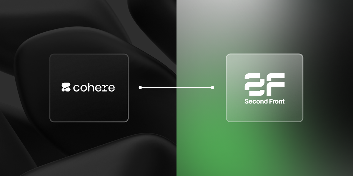 Cohere and Second Front bring secure AI to the public sector | Cohere Blog